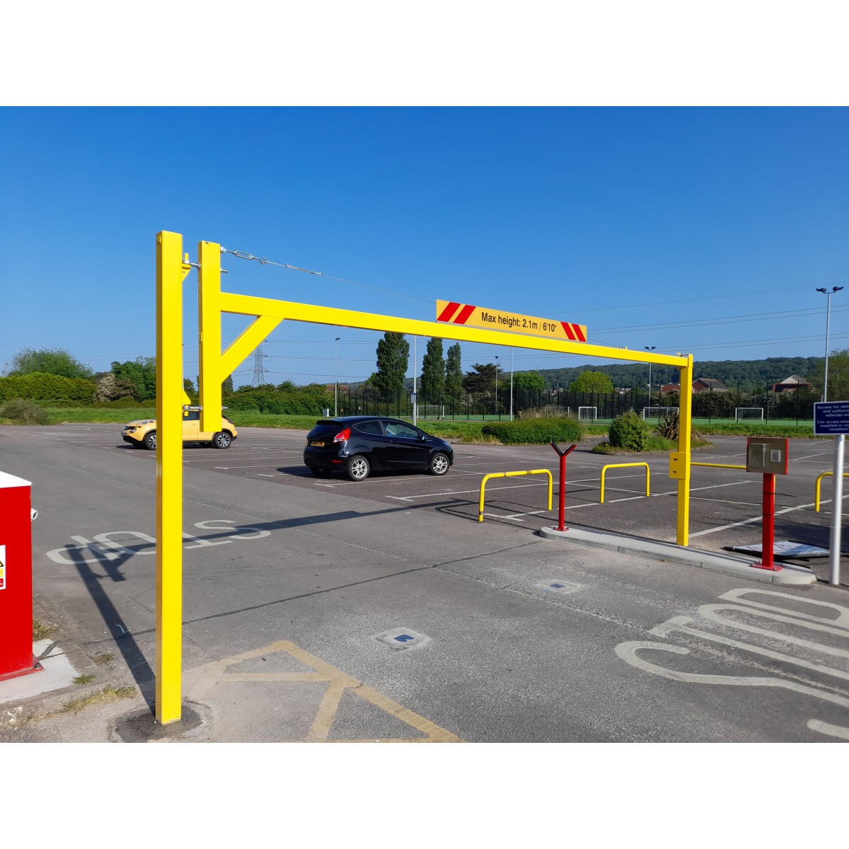 'Easy Open' Height Restriction Barrier | Low Level Locking | Heavy Duty ...