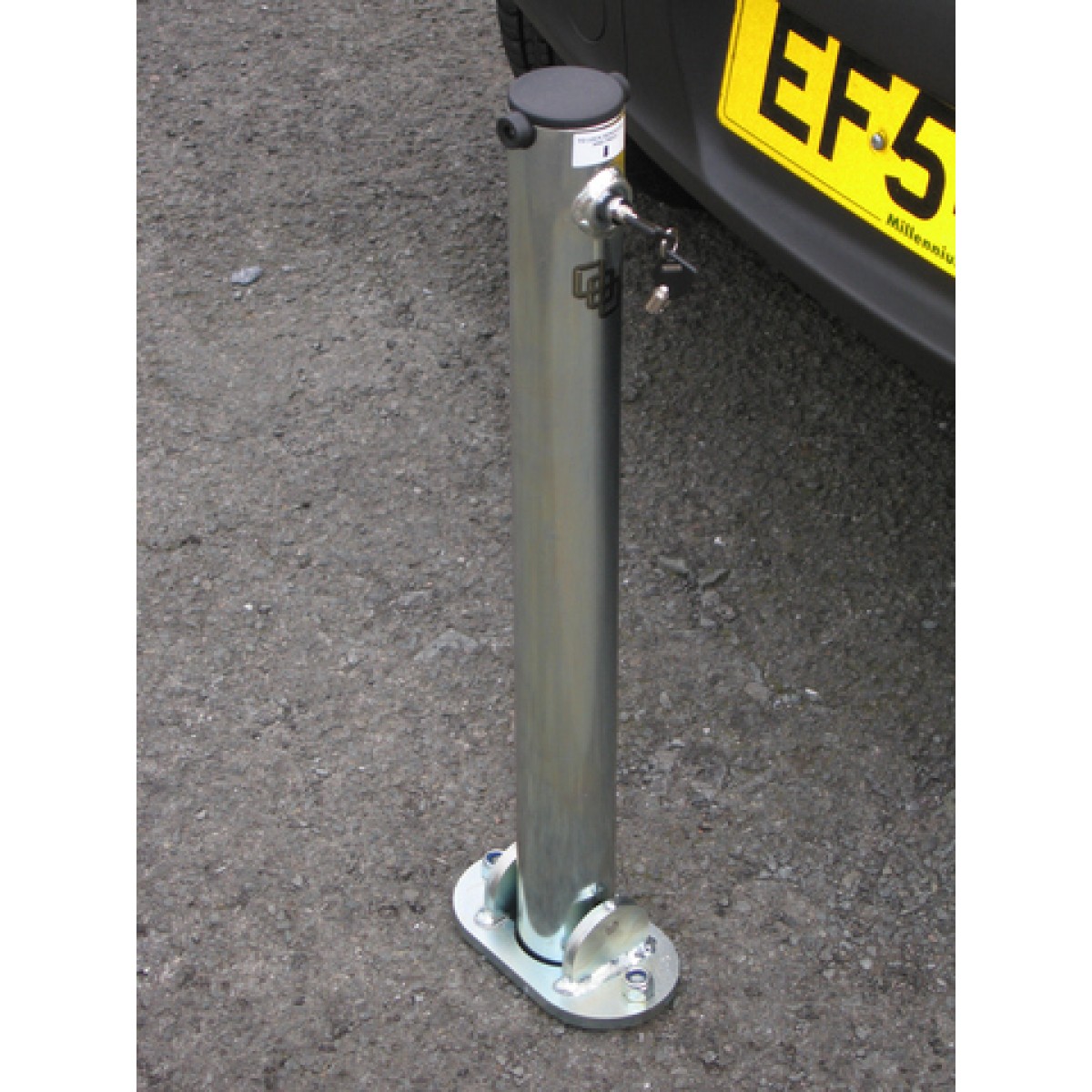 Folding Parking Post | Integral Lock | Driveway Post | We Can Install