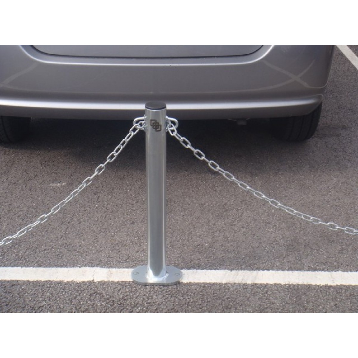 Fixed Steel Post - Bolt Down | Chain Post | Driveway Post | We Can Install