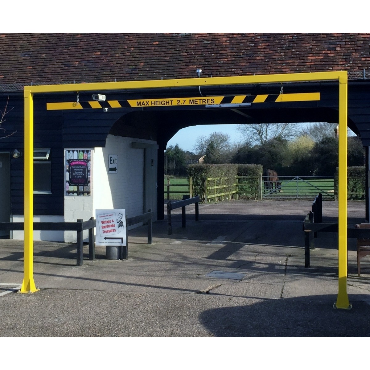 Fixed Height Restriction Barrier | Access Control | Manufacturer | Stopem