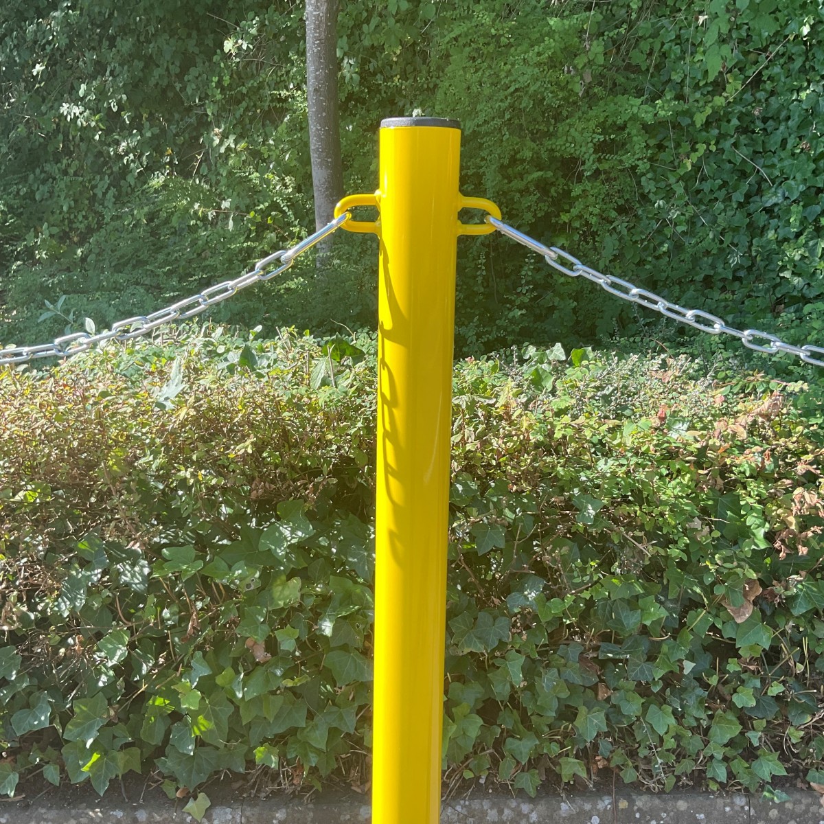 63mm Dia Fixed Steel Post | Chain Post | Driveway Post | We Can Install
